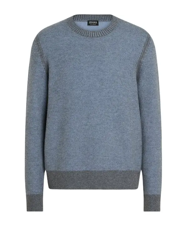 Zegna Crew Neck Cashmere Sweater