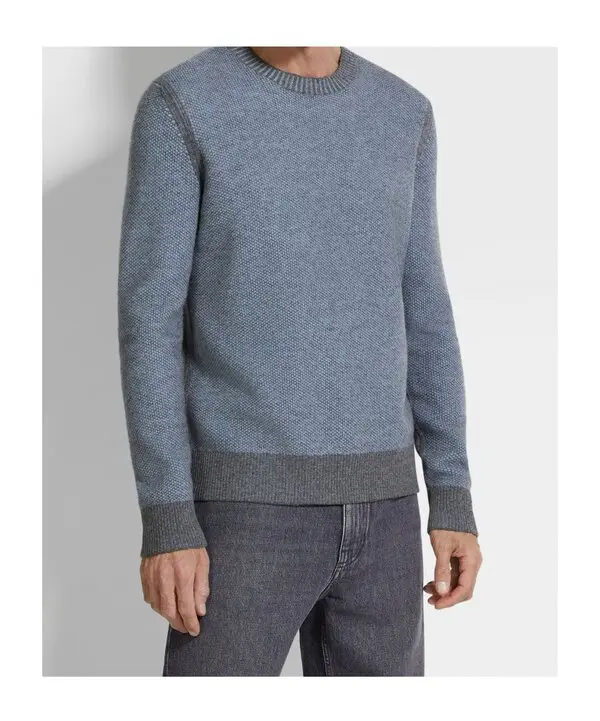 Zegna Crew Neck Cashmere Sweater