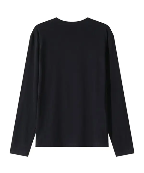 Versace Pack Of Two Long-sleeved Crewneck T-shirts - Black