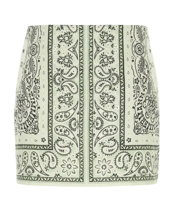 Zimmermann Printed Skirt - White