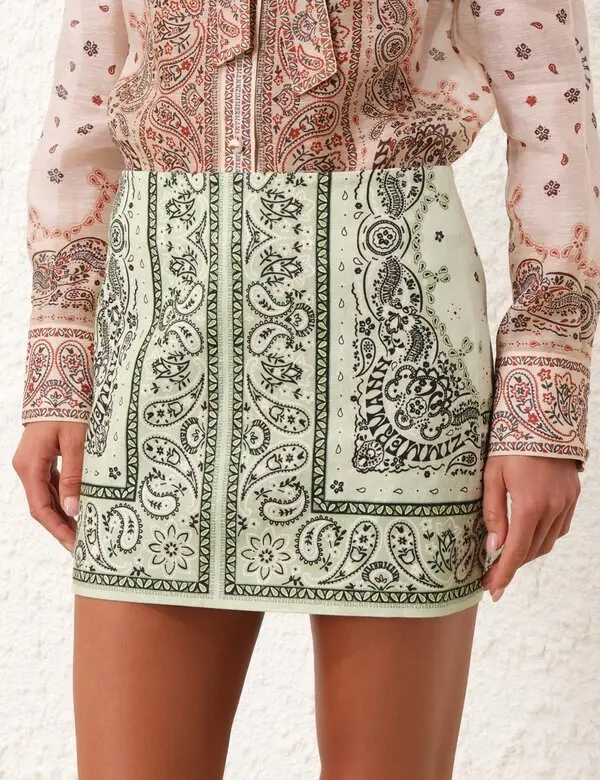 Zimmermann Printed Skirt