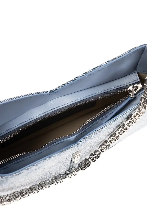 Givenchy Cut-out Zipped Small Shoulder Bag - Medium Blue