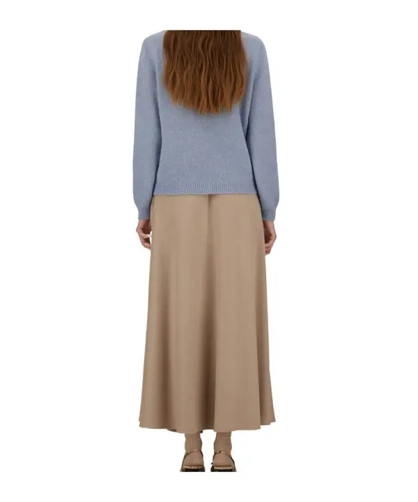 Herno Resort Cardigan In Alpaca And Lurex Stocking Stitch