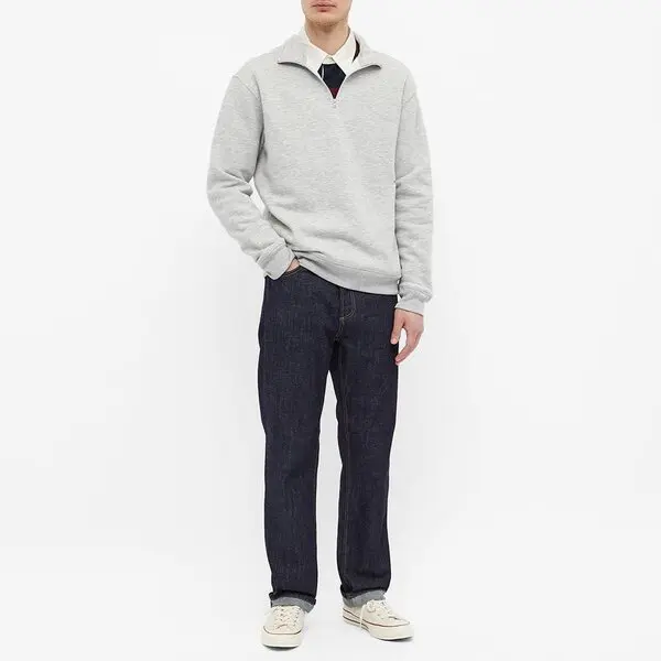 Carhartt Work In Progress Straight Leg Denim Jeans With Logo Patch