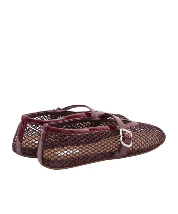 Alaïa Fishnet Ballet Flats