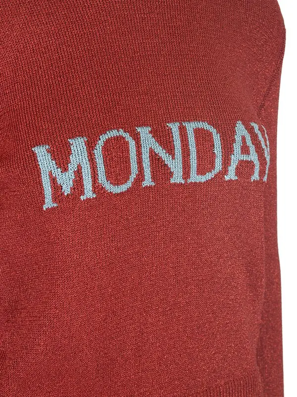 Alberta Ferretti Logo Pullover