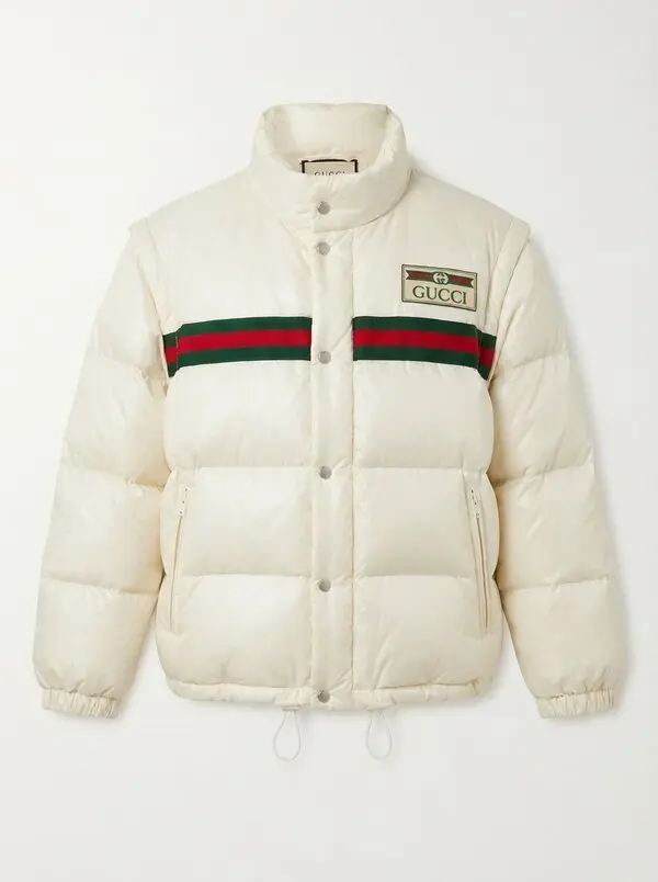Gucci Logo-patch Padded Bomber Jacket