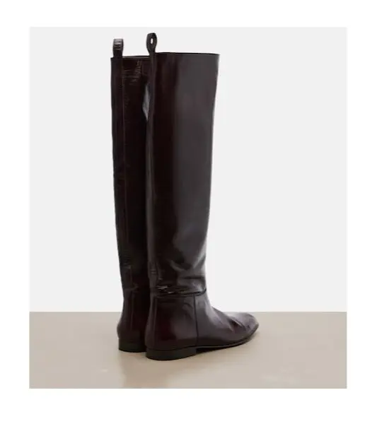 Khaite Colt" Leather Knee-high Boots