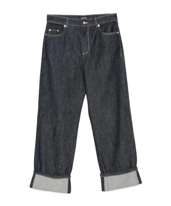 Max Mara Belt Loop Jeans - Black