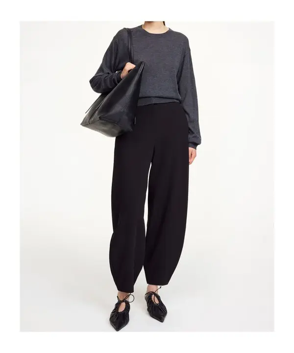 BY MALENE BIRGER Belt-loop Pants - Black