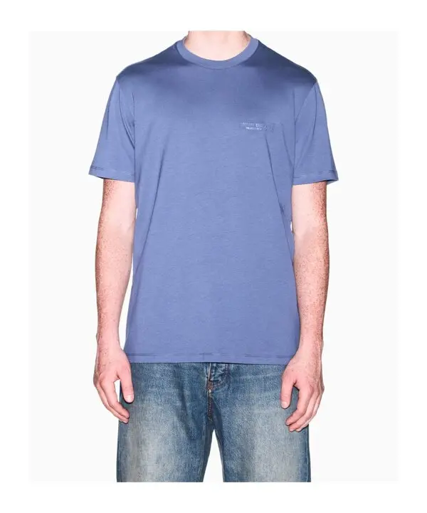 Armani Exchange Regular Fit Cotton T-shirt With A Chest Logo Essential