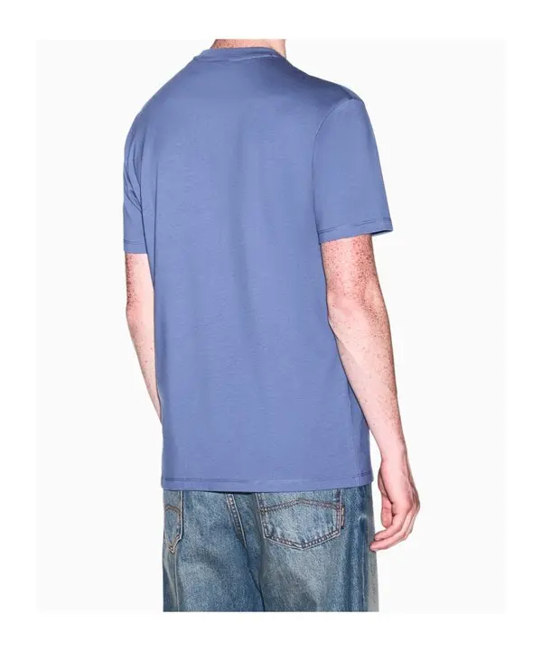 Armani Exchange Regular Fit Cotton T-shirt With A Chest Logo Essential