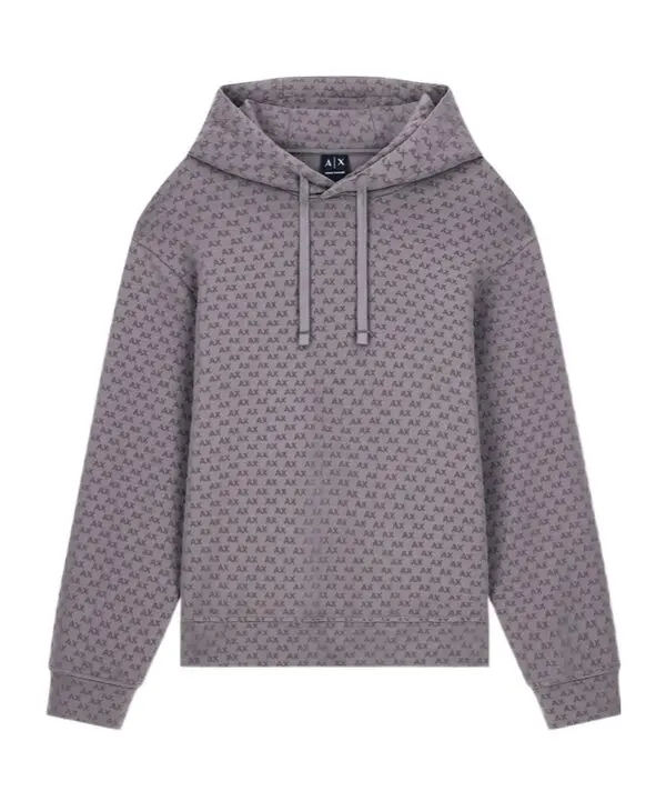 Armani Exchange Sweatshirt With Regular Fit In Bonded Stretch Cotton
