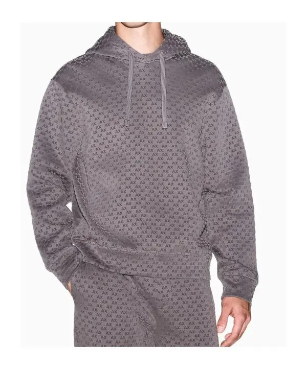 Armani Exchange Sweatshirt With Regular Fit In Bonded Stretch Cotton