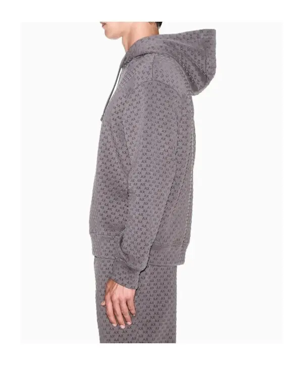 Armani Exchange Sweatshirt With Regular Fit In Bonded Stretch Cotton