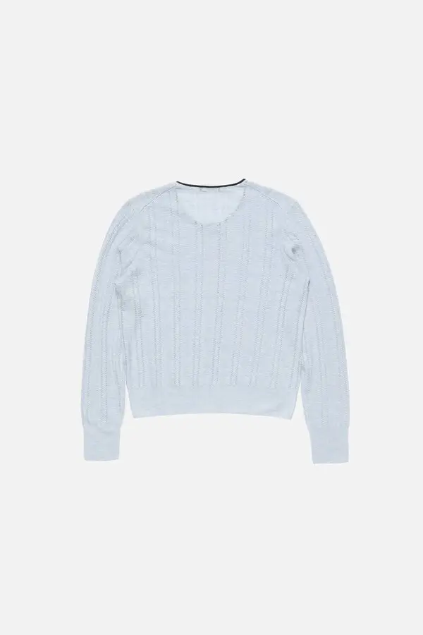 Acne Studios Silk Cardigan With Bow Detail - White
