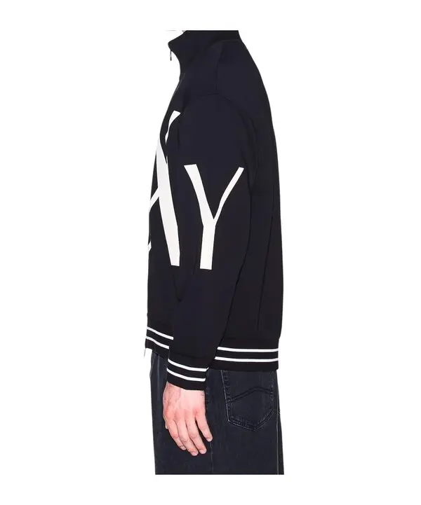 Armani Exchange Sweatshirt In Bonded Stretch Cotton