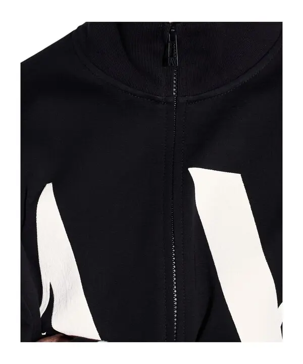 Armani Exchange Sweatshirt In Bonded Stretch Cotton