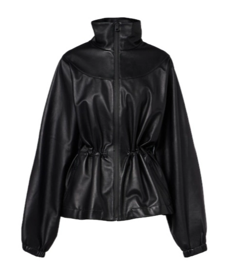 Givenchy Leather Jacket With A Zipper - Black