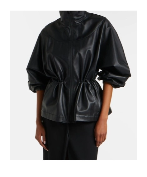 Givenchy Leather Jacket With A Zipper - Black