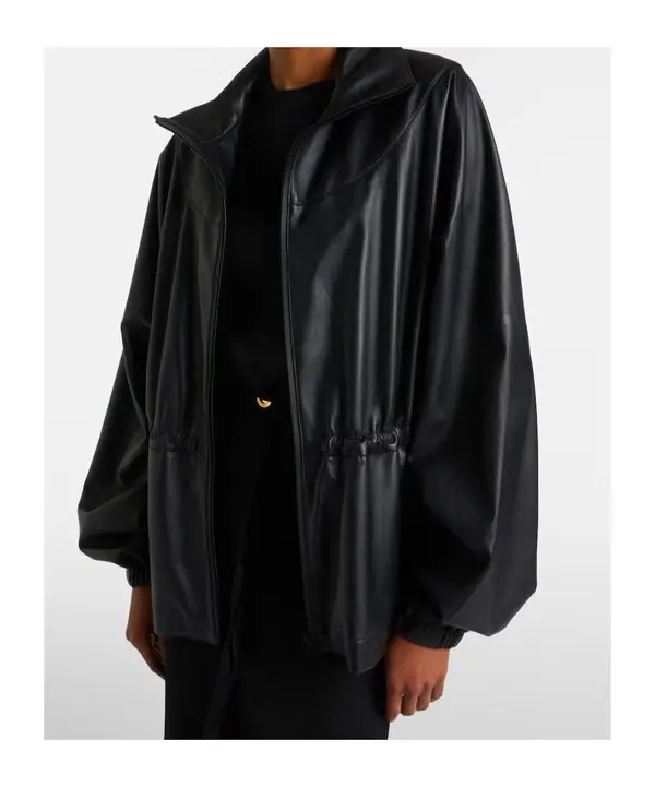 Givenchy Leather Jacket With A Zipper - Black
