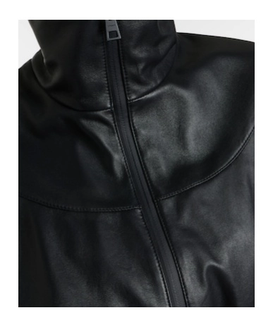 Givenchy Leather Jacket With A Zipper - Black
