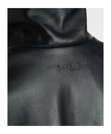Givenchy Leather Jacket With A Zipper - Black