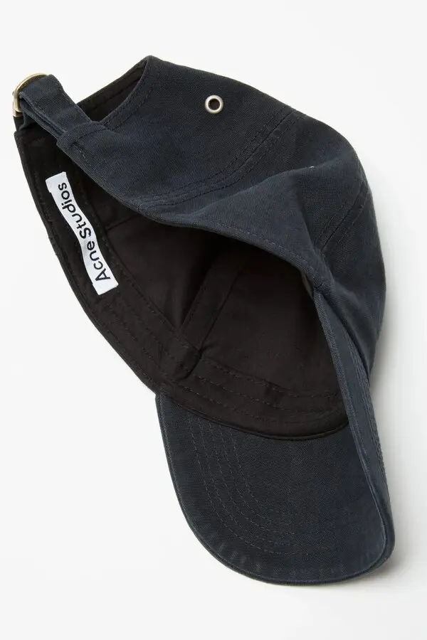 Acne Studios Waxed Logo Cap