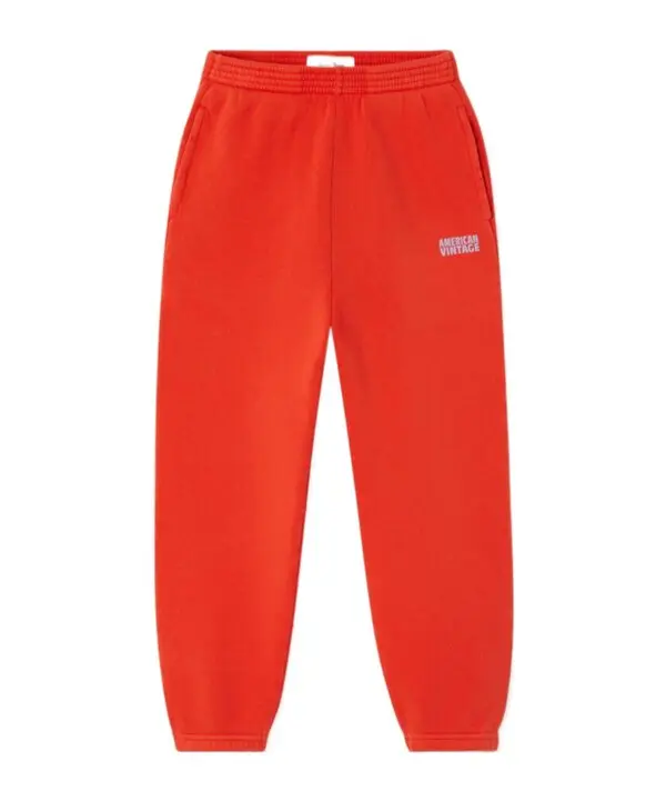 American Vintage Elastic-waist Athletic Pants