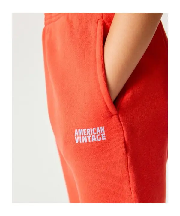American Vintage Elastic-waist Athletic Pants