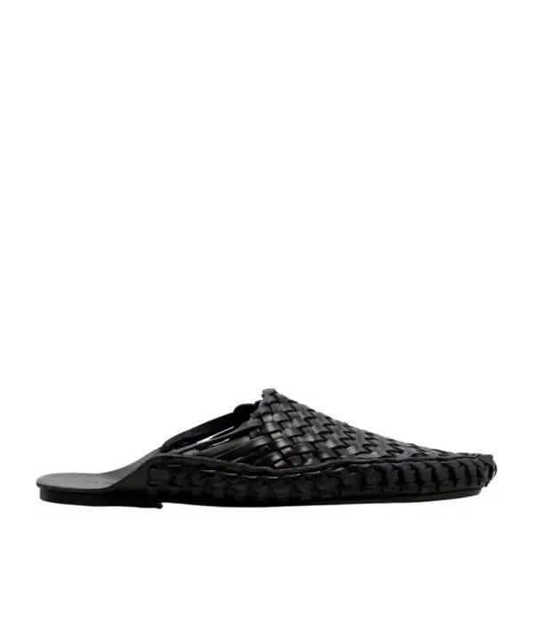 THE ROW Woven Leather Mules