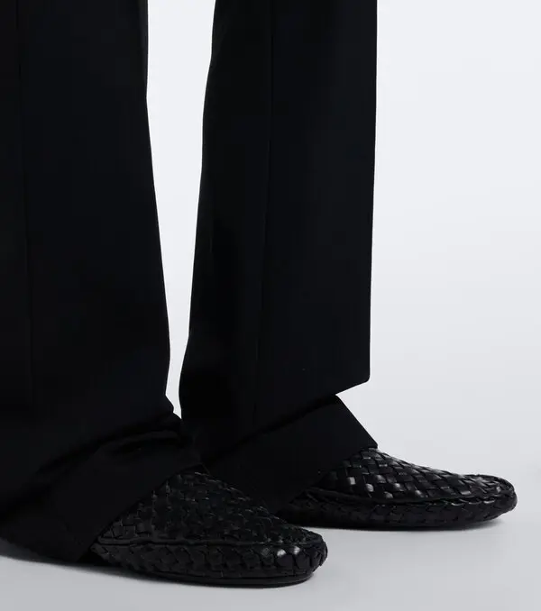 THE ROW Woven Leather Mules