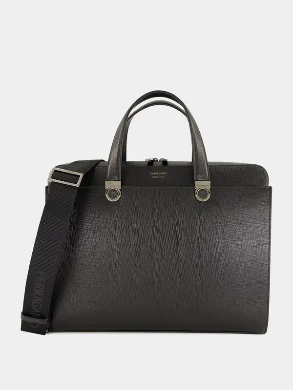 FERRAGAMO Trading Leather Briefcase
