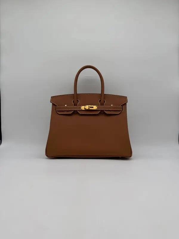 Hermès Birkin Togo Leather Handbag - Gold