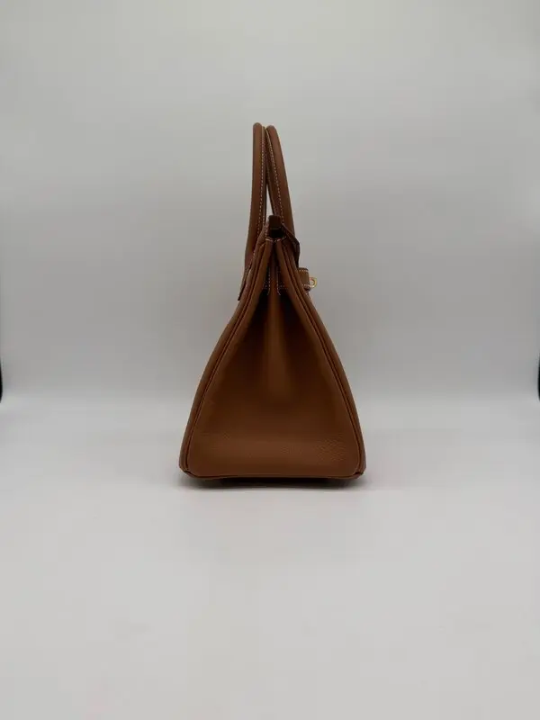 Hermès Birkin Togo Leather Handbag - Gold