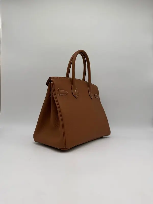 Hermès Birkin Togo Leather Handbag - Gold