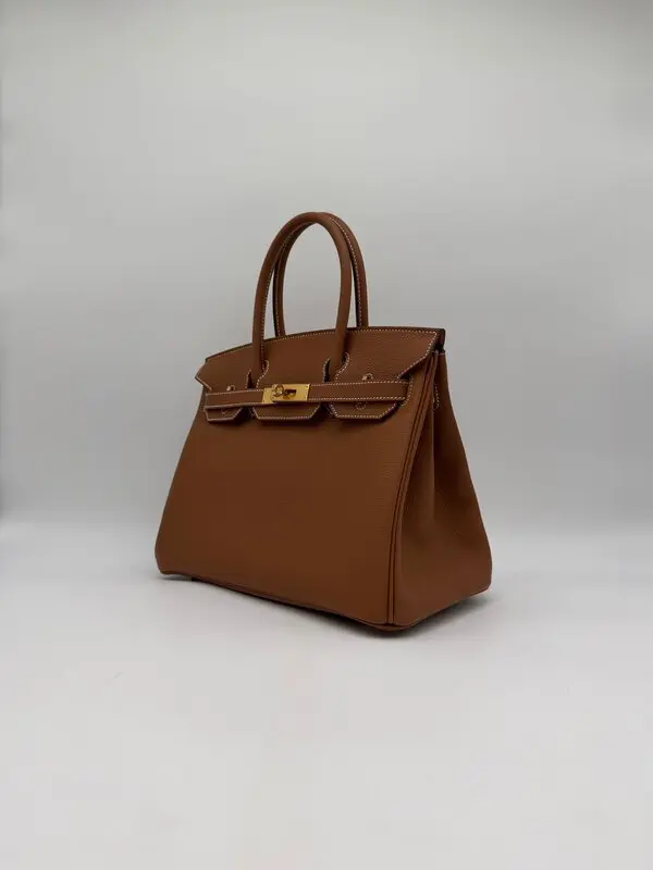 Hermès Birkin Togo Leather Handbag - Gold