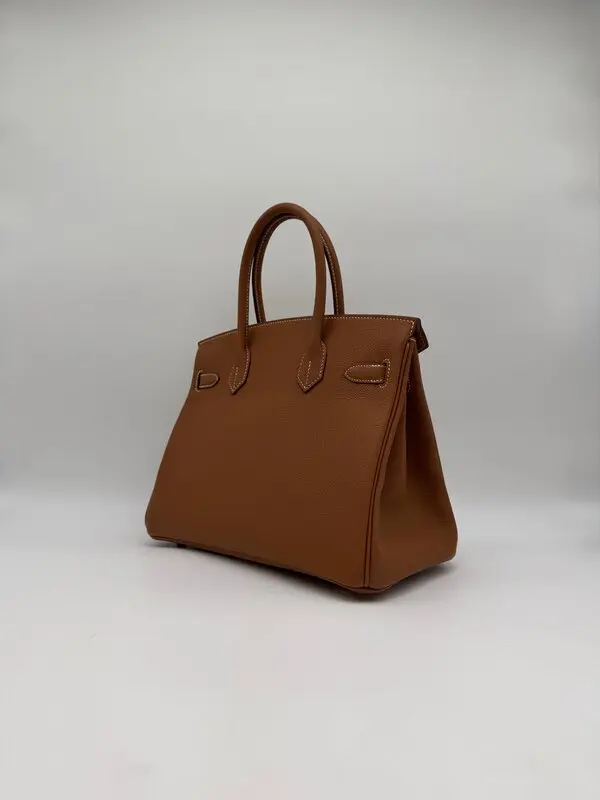 Hermès Birkin Togo Leather Handbag - Gold