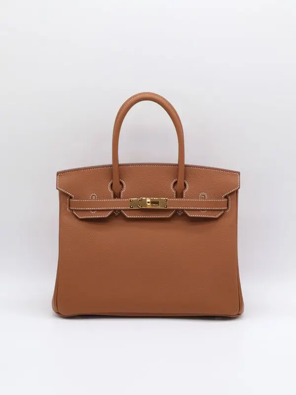 Hermès Birkin Togo Leather Handbag - Gold