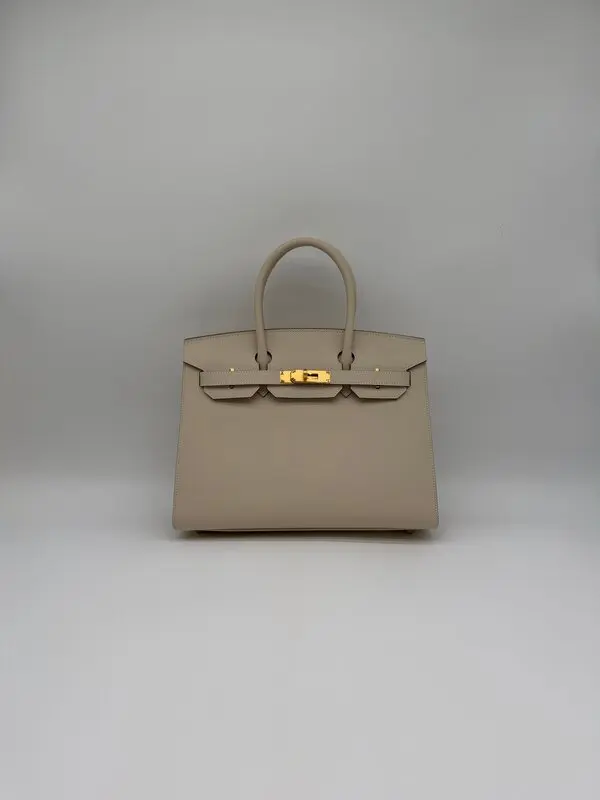 Hermès Birkin Sellier Craie Epsom Gold Hardware