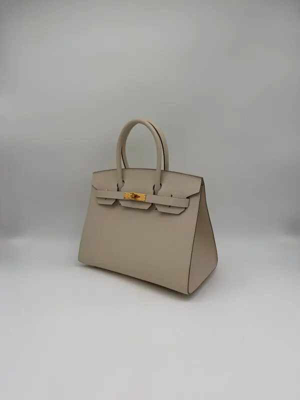Hermès Birkin Sellier Craie Epsom Gold Hardware