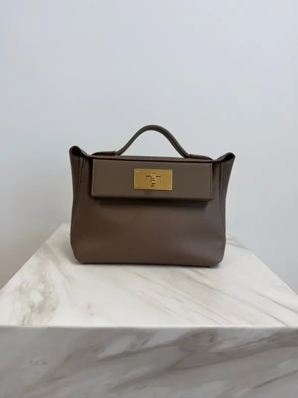 Hermès 24/24 Evercolor/swift Gold Hardware