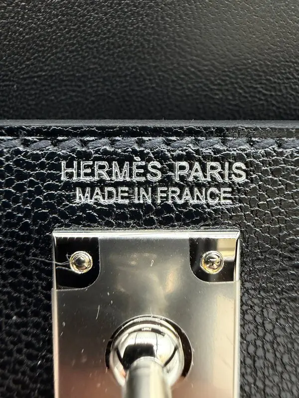 Hermès Mini Kelly Clou De Coeur Chevre Palladium Hardware