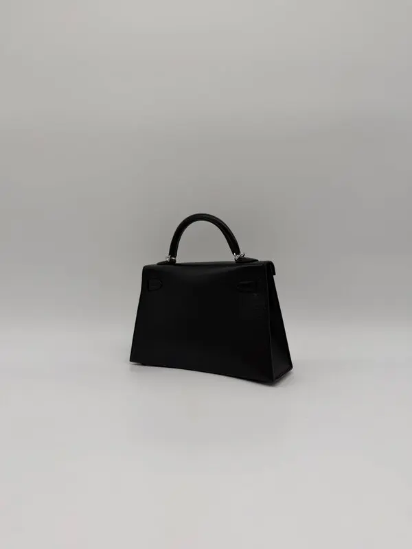 Hermès Mini Kelly Clou De Coeur Chevre Palladium Hardware