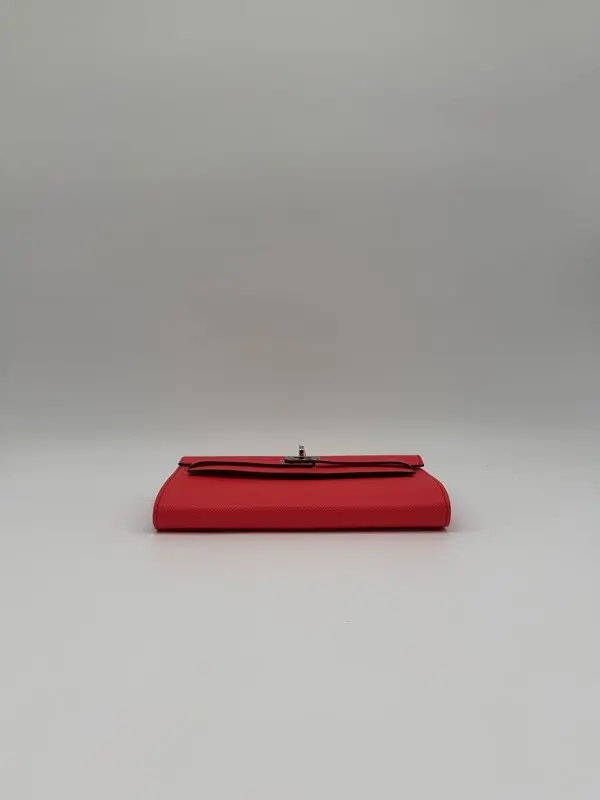 Hermès Kelly In Rose Texas Epsom Leather With Palladium Hardware - Pink