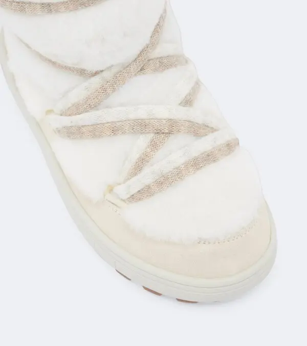 Bogner Chamonix Shearling Snow Boots - White