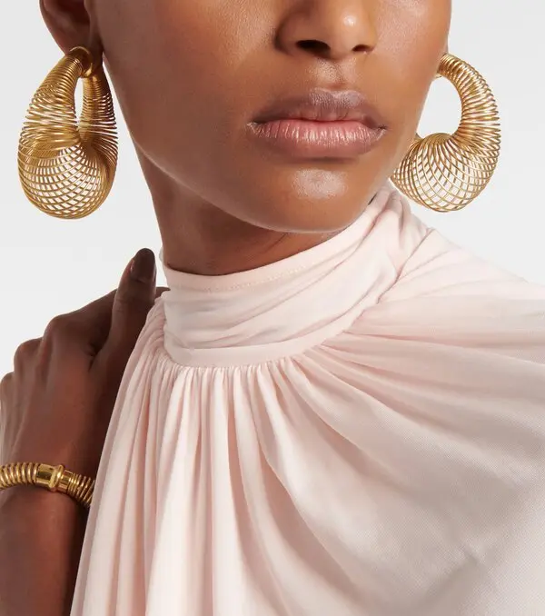 Alaïa Spiral Hoop Earrings