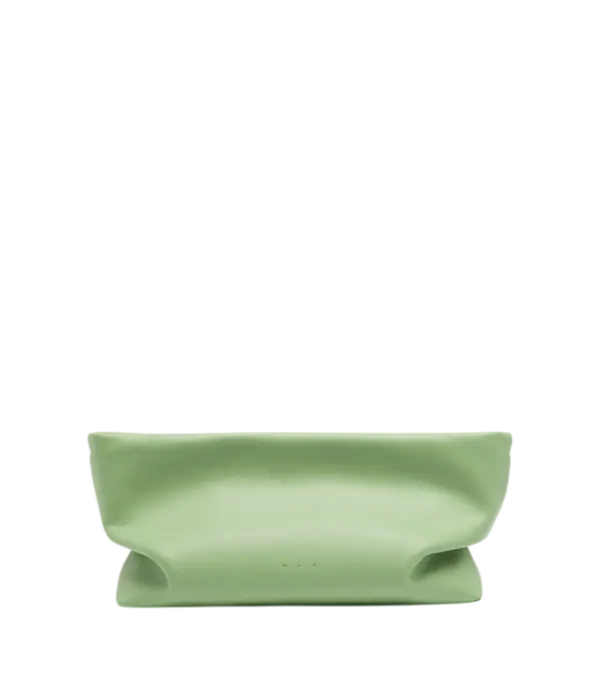 AESTHER EKME Nina Mini Leather Clutch - Green