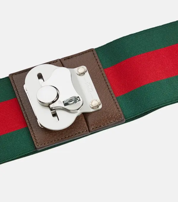 Gucci Web Stripe Luggage Strap