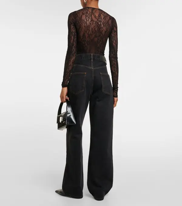 Wardrobe.NYC High-rise Straight Jeans